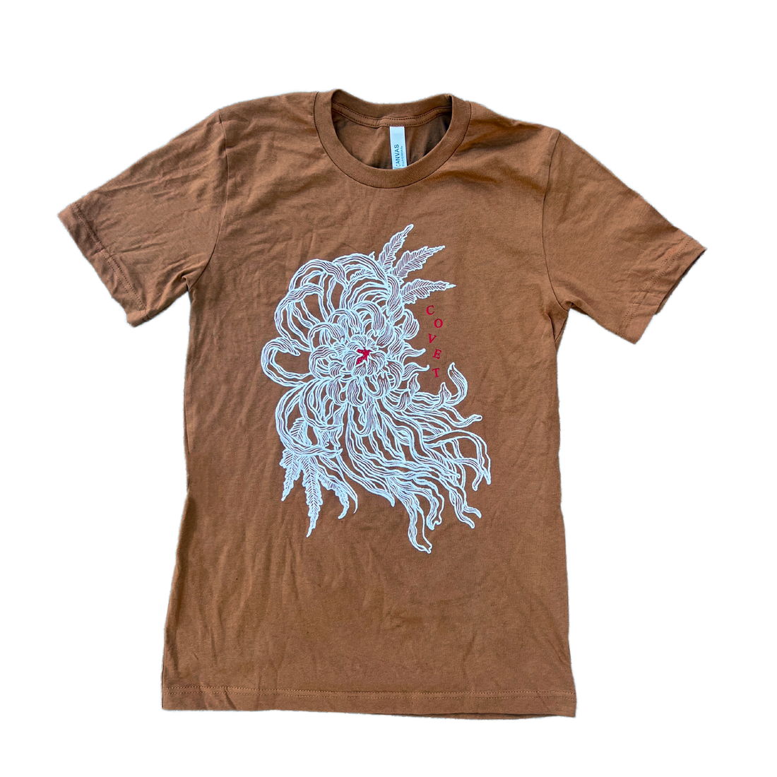Chrysanthemum Tee (Tan) – covettheband